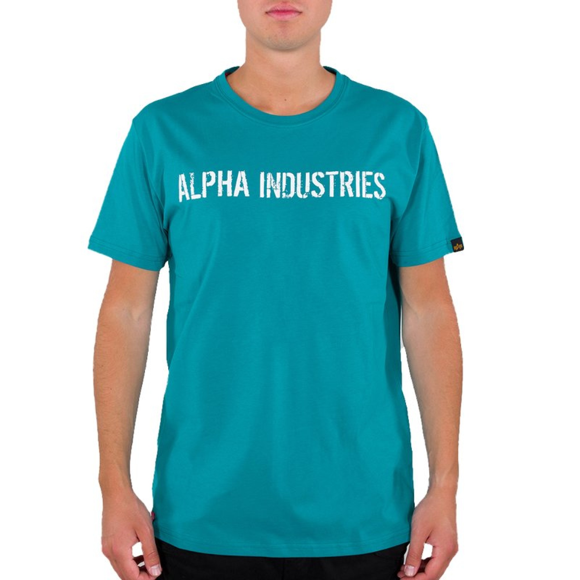 ALPHA RBF MOTO T-SHIRT BLUE LAGOON
