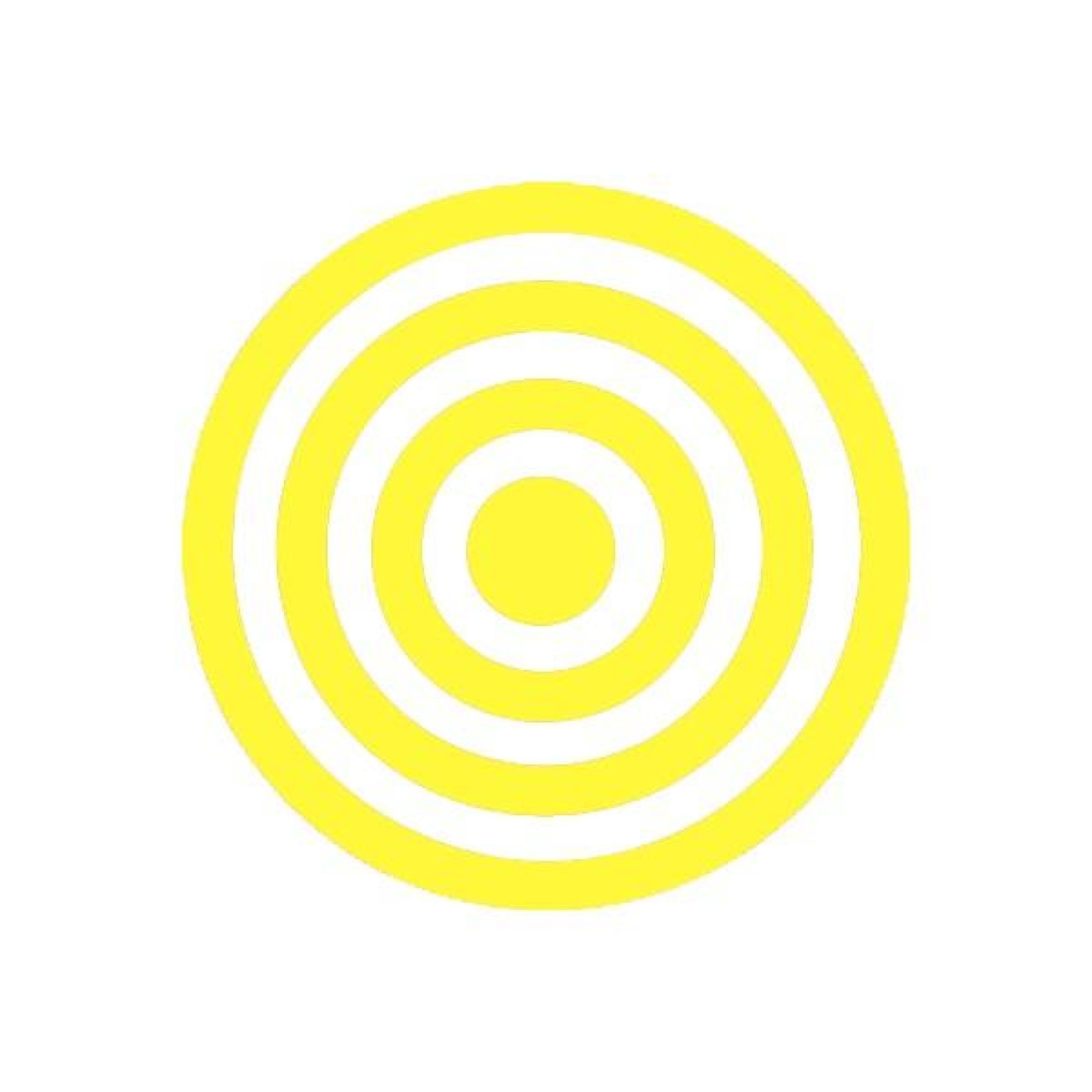 ΑΥΤΟΚΟΛΛΗΤΟΙ ΣΤΟΧΟΙ FLIP TARGET STICKERS YELLOW 40mm 50ΤΜΧ